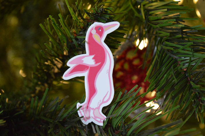 Penguin Sticker, Penguin With Skates, Festive Penguin, Ice Skates ...